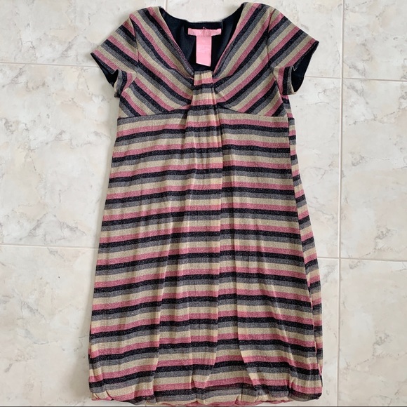 Hype | Dresses | New Hype Sparkly Striped Vneck Formal Dress Girls ...